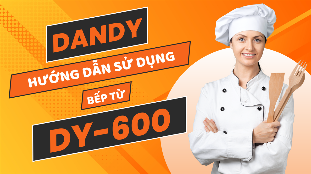 Hướng dẫn sử dụng: Bếp từ Dandy DY-600 | Thiết kế đặc biệt 60cm, 2 vùng ...